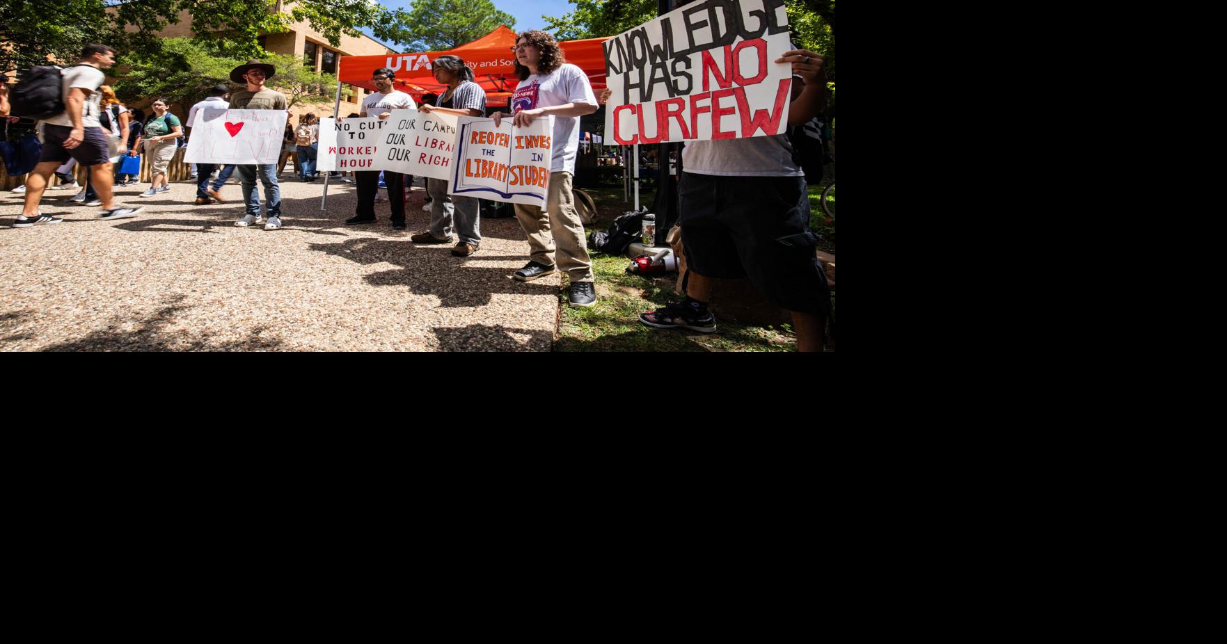 Progressive Student Union protests updated library hours | News ...
