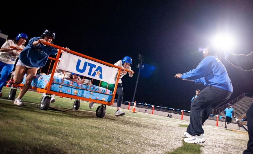 Photos: Students speed through Maverick Stadium for annual Bed Races ...