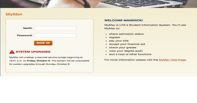 MyMav to undergo system upgrades | News | theshorthorn.com