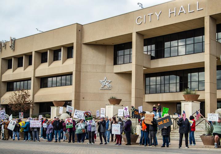Protesters walk out against Trump administration policies in first year ...