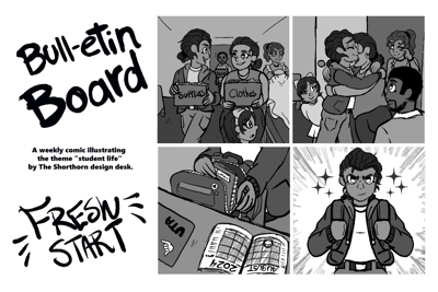 The Bull-etin Board: A weekly comic illustrating student life | Multimedia | theshorthorn.com