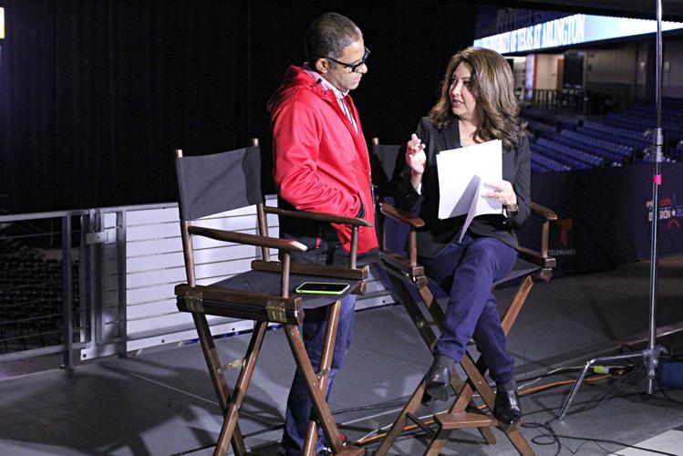 Telemundo reporter Maria Celeste broadcasts live from UTA | Multimedia ...
