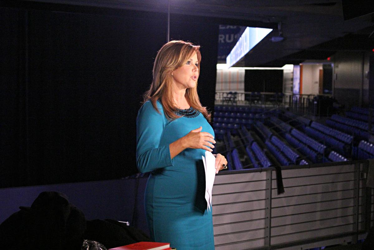 Telemundo reporter Maria Celeste broadcasts live from UTA ...