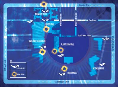 Illustration: Where to watch the eclipse at UTA | Multimedia ...