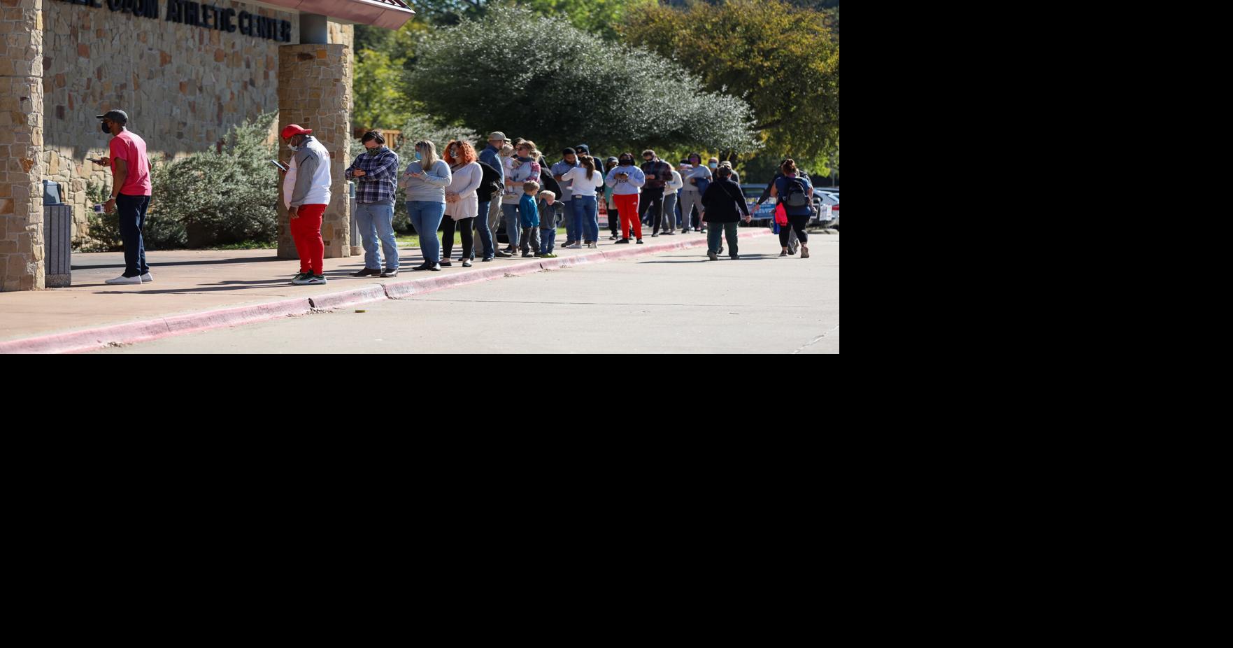 Photos: Metroplex voters brave cold weather at the polls, businesses ...