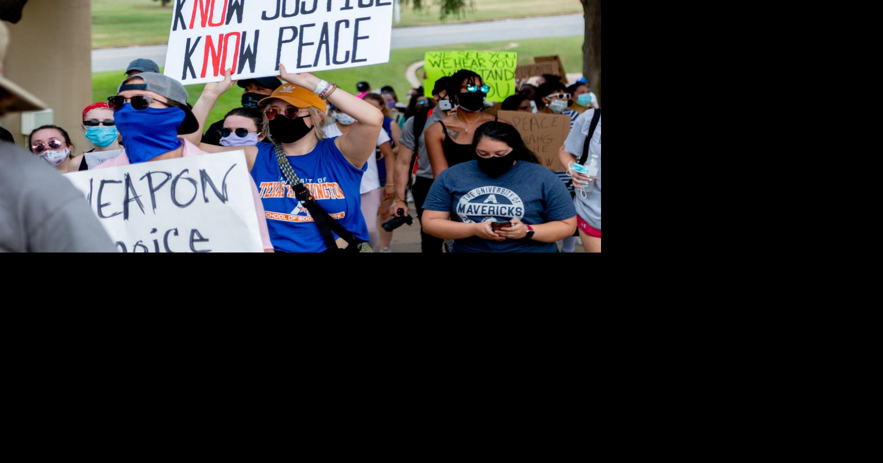 UTA School of Social Work hosts protest demanding justice, encourages ...