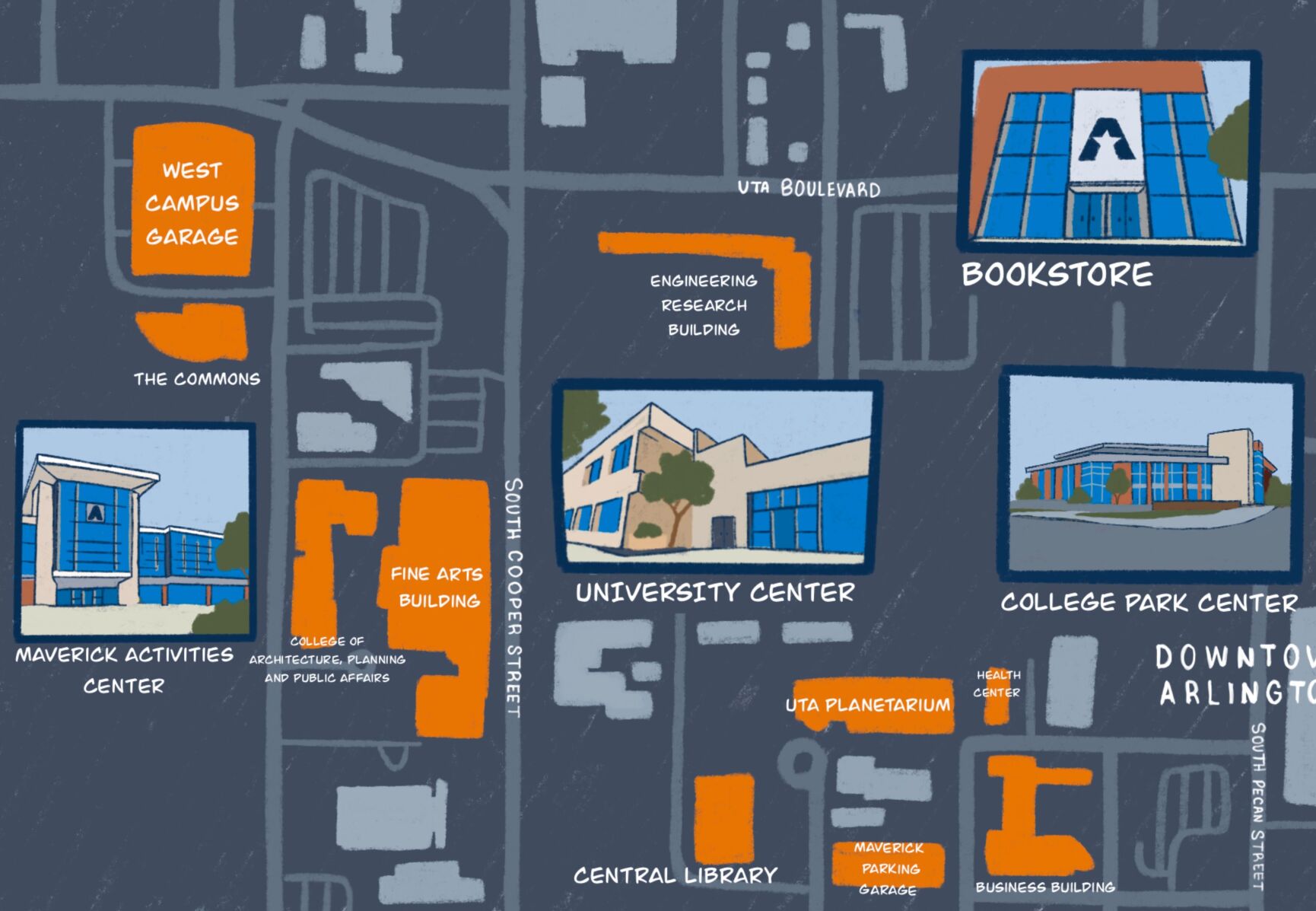 Illustration: Map your route across campus | 2024 Student Resource ...