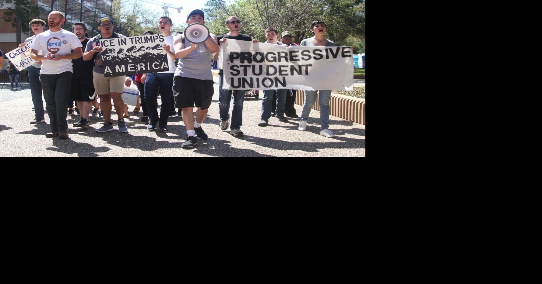 Progressive Student Union leads rally against Senate bill 4 | News ...