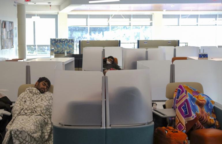 UTA students find warmth, safety at the Commons as power outages and ...