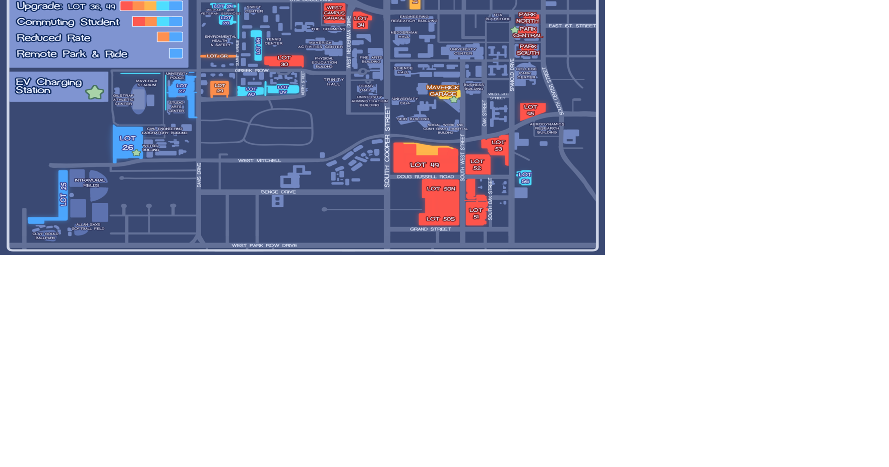 Put it in park: The closest lots to each college | News | theshorthorn.com