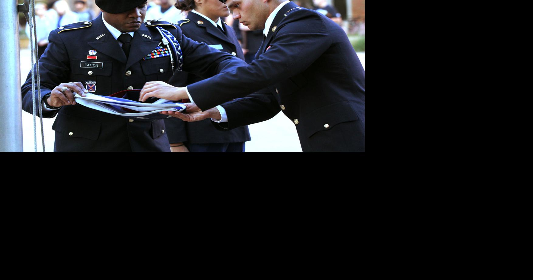 UTA's ROTC honors US flag, veterans by presenting Retreat of the Colors ...