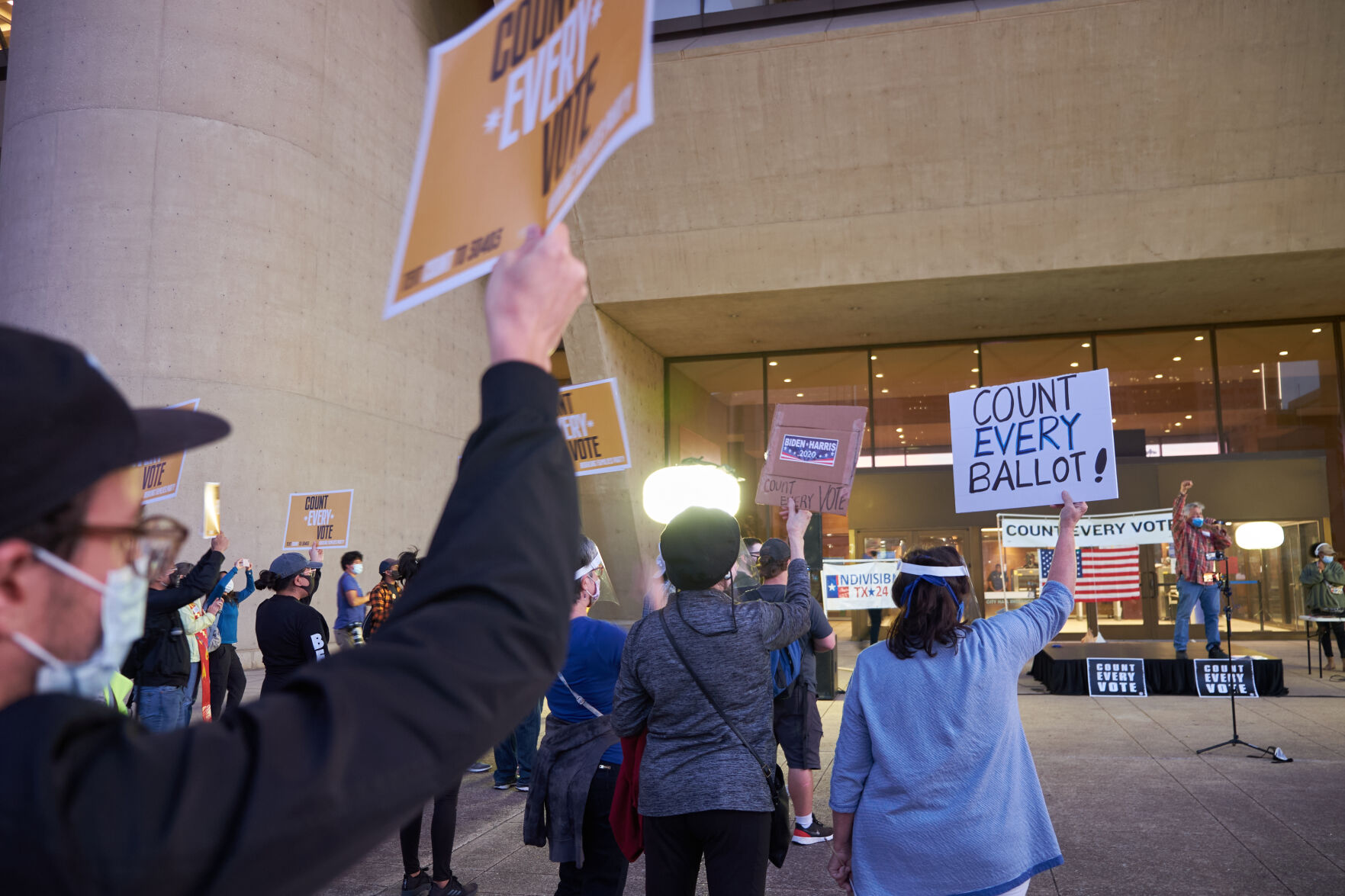 Dallas activist groups hold rally, vigil at Dallas City Hall to spread ...