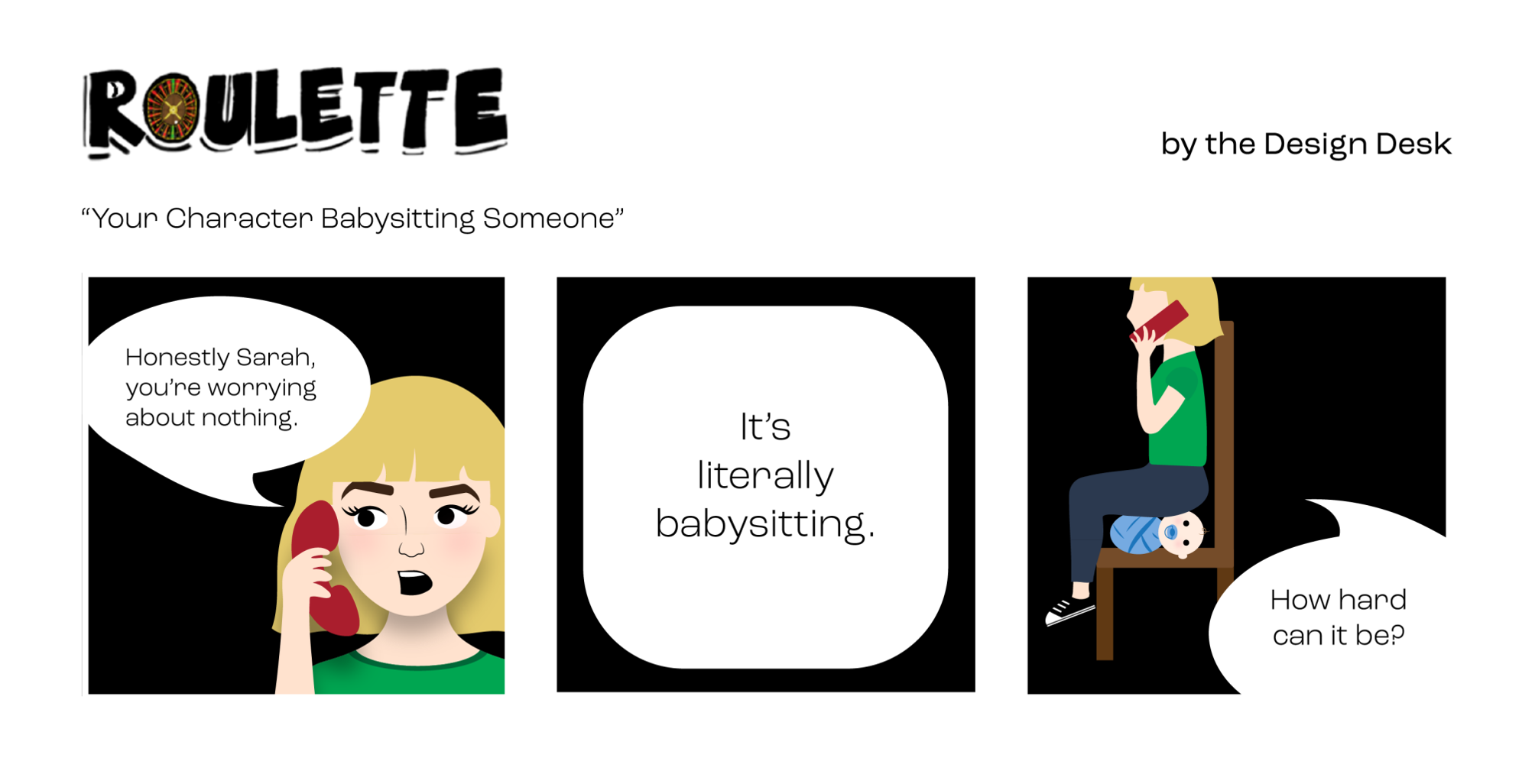 Illustration: Roulette, a revolving comic based on AI-generated prompts ...