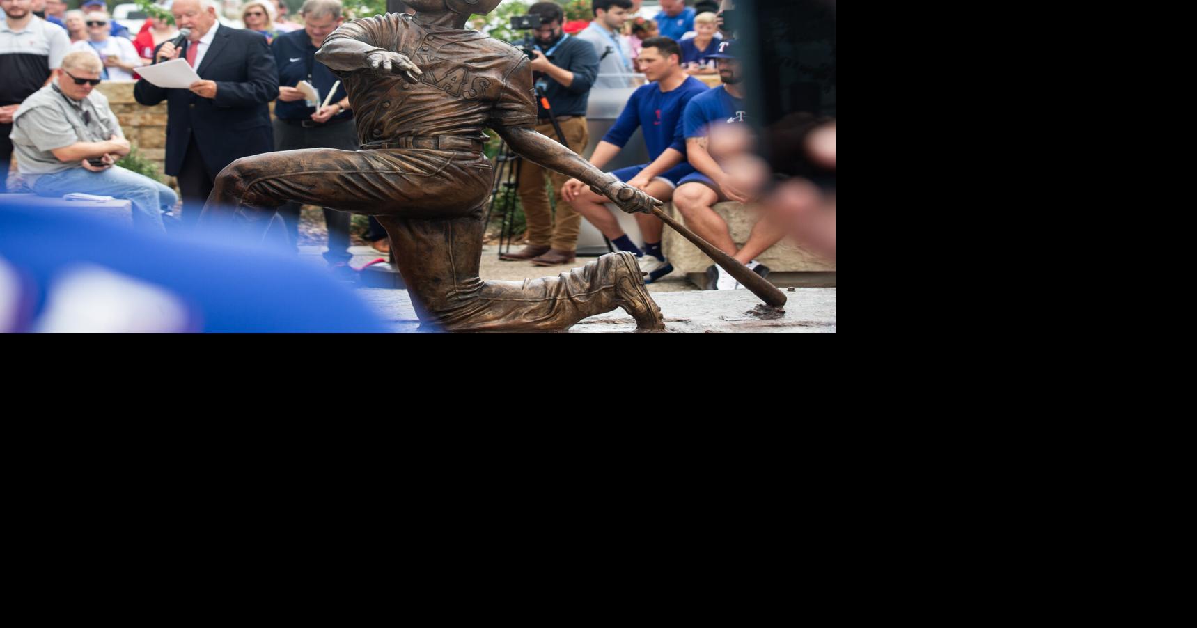 Texas Rangers honor Adrian Beltré with statue outside Globe Life Field ...