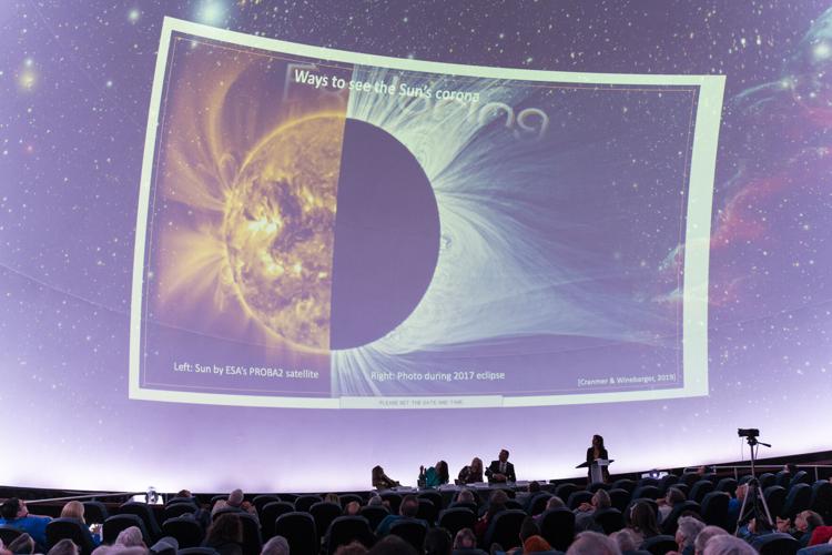 Planetarium holds panel discussion ahead of April 8 total solar eclipse ...