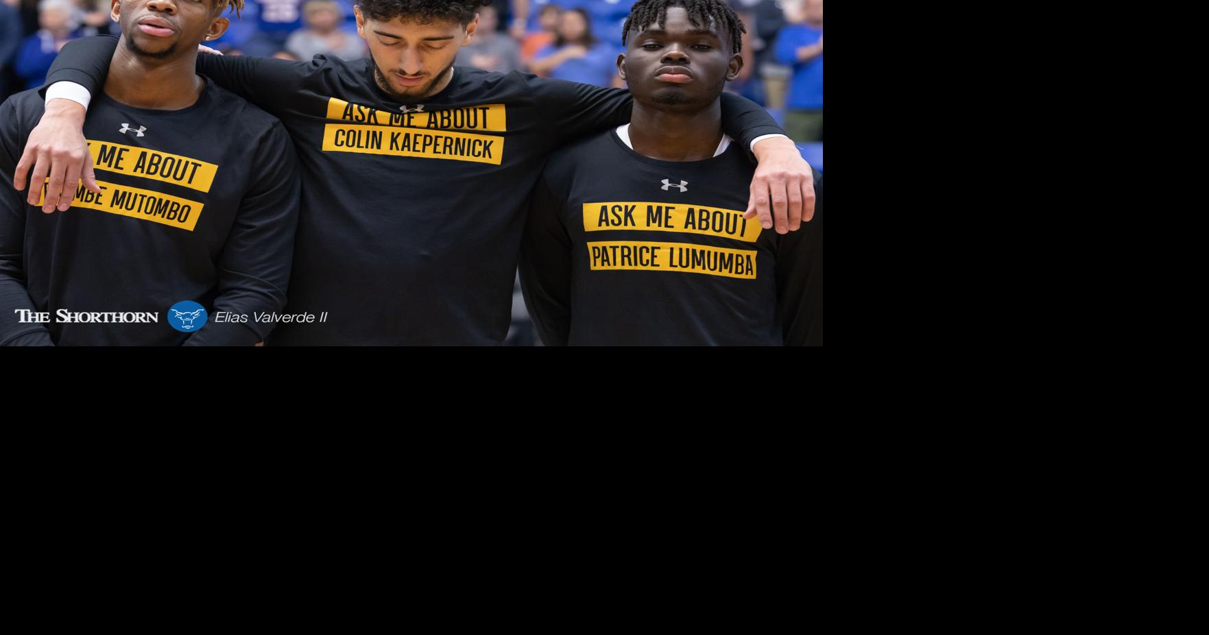 UTA men’s basketball team sports shirts honoring various black ...
