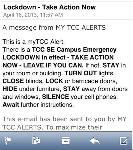 take action now warning