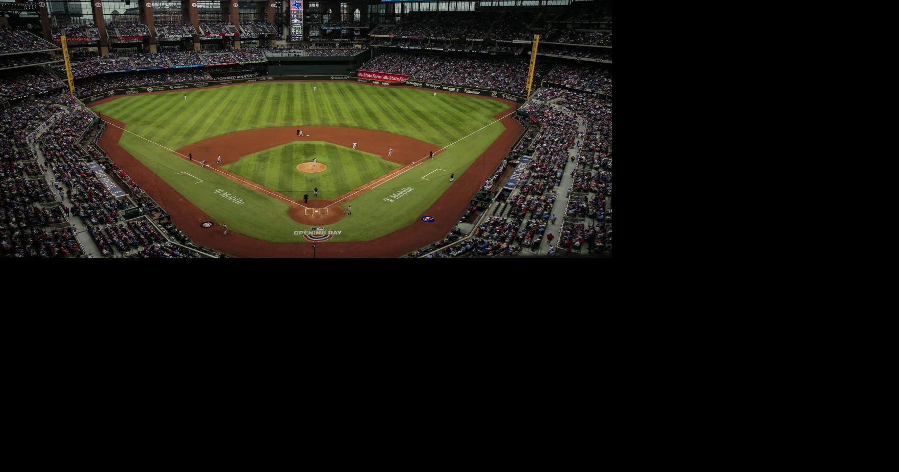 Photos: Rangers sell out stadium for season opener | Gallery ...