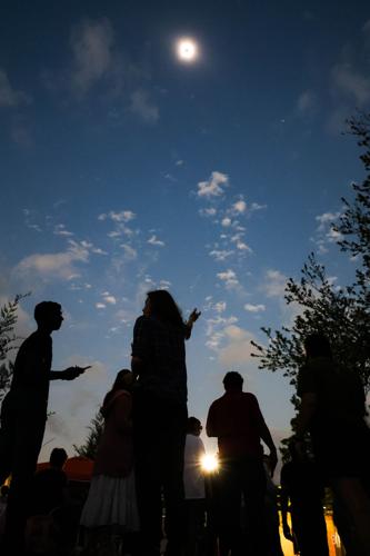Photos: Campus watch parties gather for historical eclipse | Multimedia ...