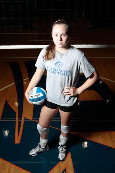 Freshman setter Amanda Welsh finds her fit as a team leader | Athletic ...
