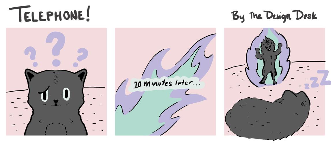 Illustration: Telephone, a rotating comic, by The Shorthorn design desk ...