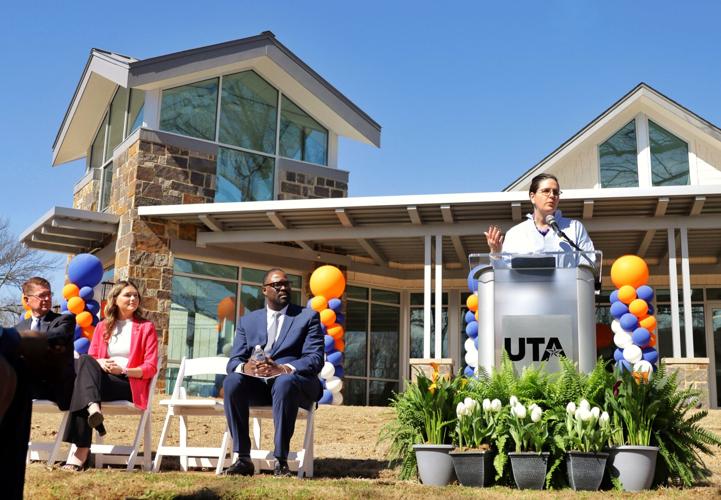 UTA Fraternity and Sorority Life unveils Greek Life Community Center ...