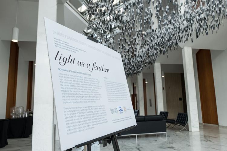 "Light as a Feather" falls from McGregor Memorial's ceiling | Arts ...
