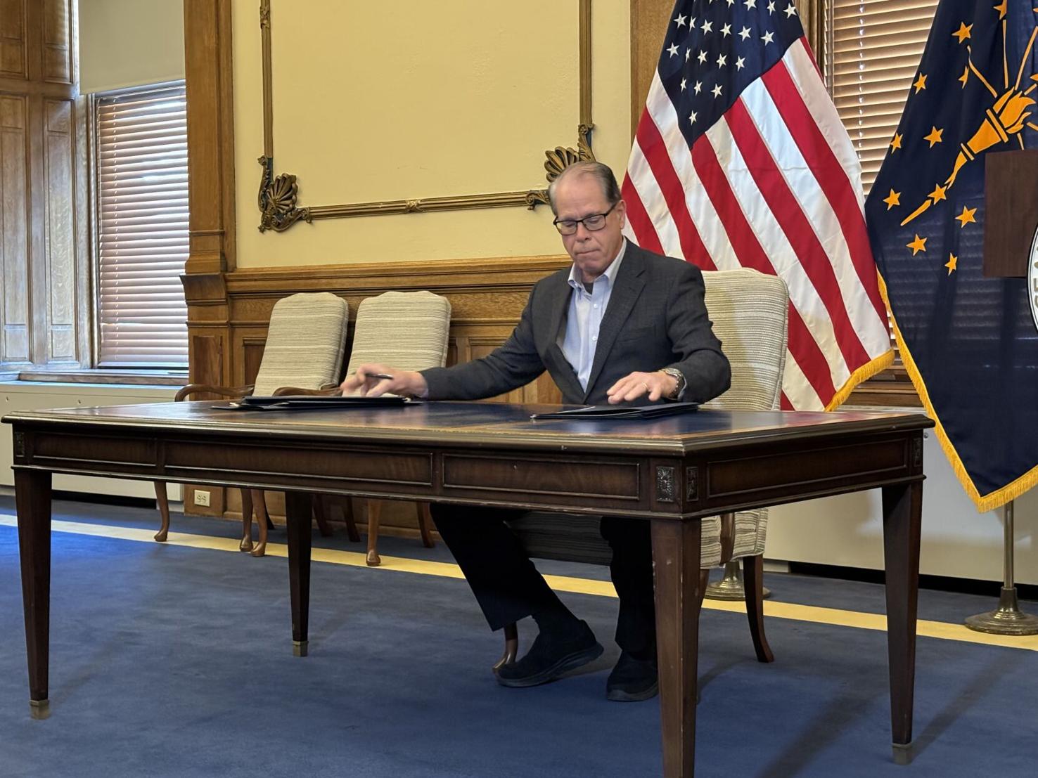 Braun signs 9 executive orders 'to make sure government is leaner, more ...