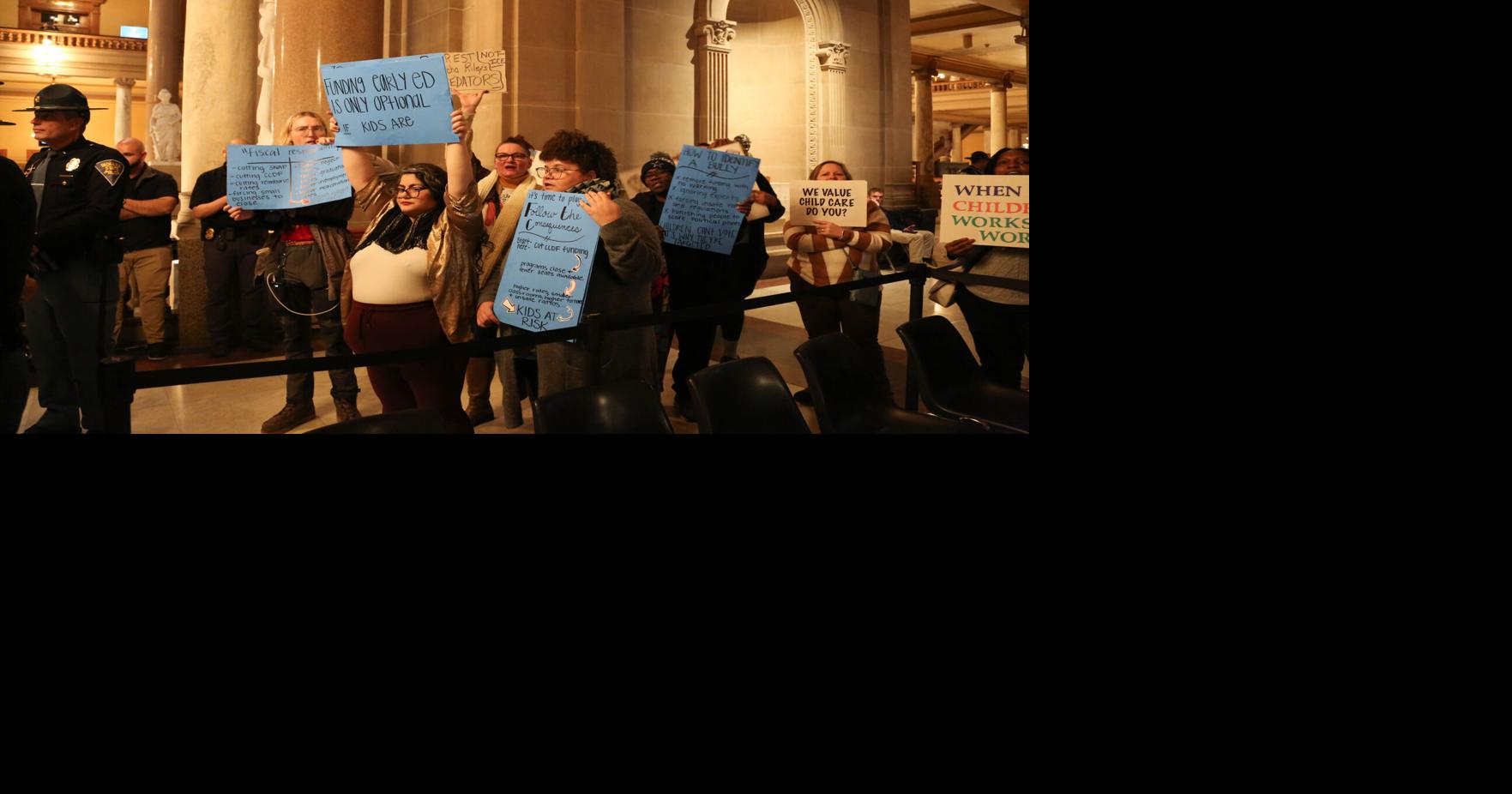 Lawmakers, protesters and more react to Gov. Braun's State of the State ...