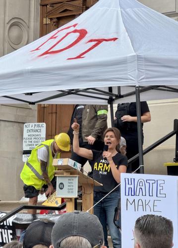 Nationwide No Kings protest draws thousands to the Indiana Statehouse ...