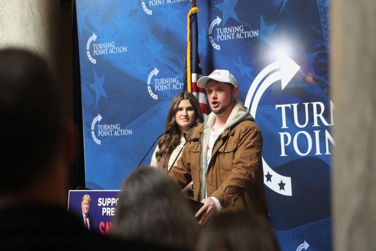 Turning Point USA rally draws supporters of redistricting to Indiana ...