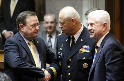 Lawmakers honor Umbarger for 45 years of Indiana National Guard service ...
