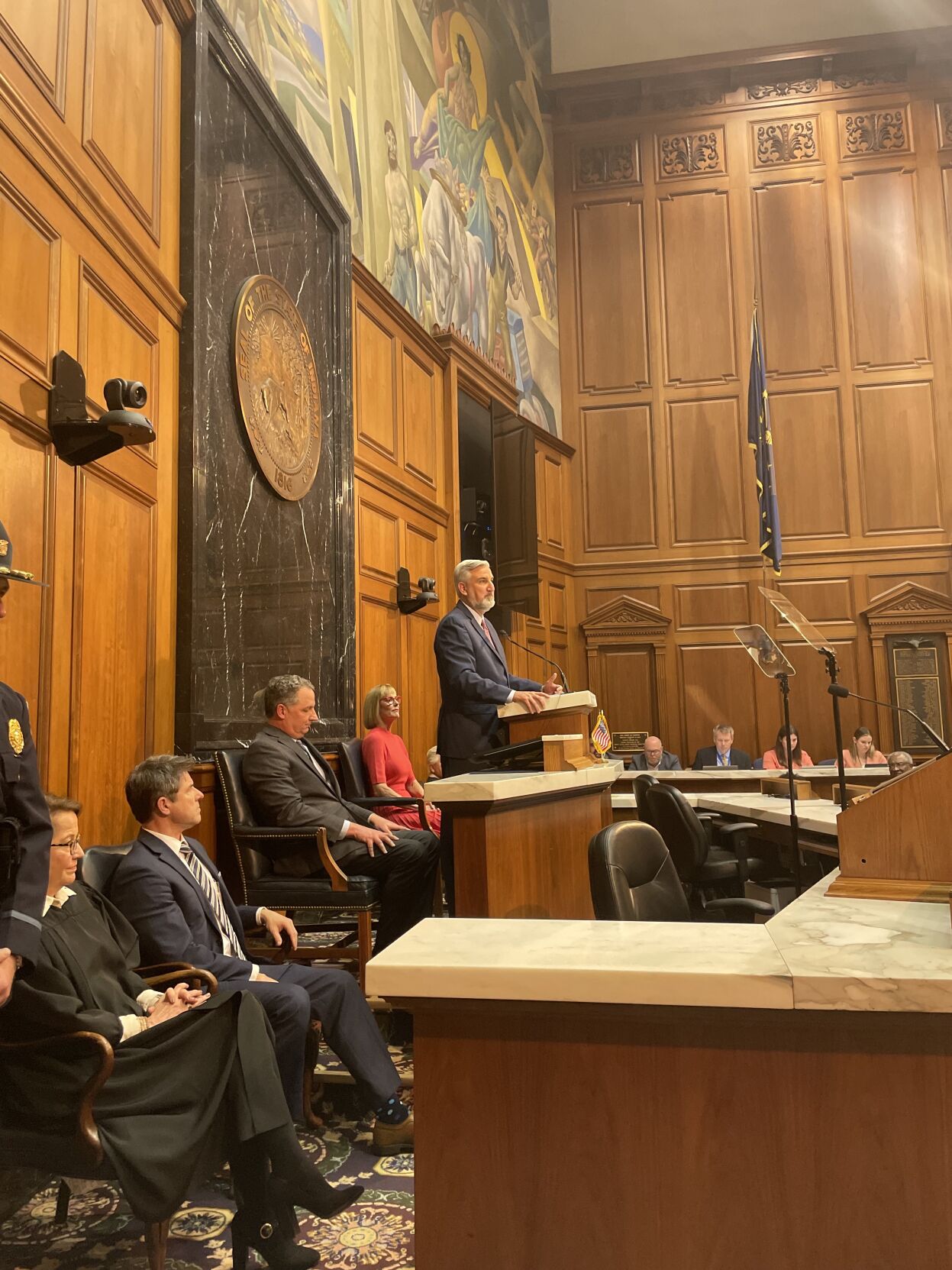 'Strong and about to get stronger': Holcomb addresses future of Hoosier ...