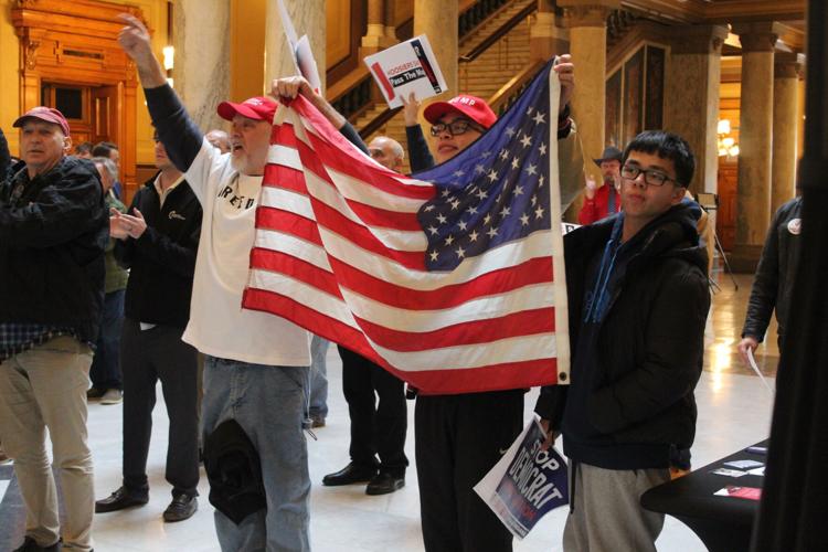 Turning Point USA rally draws supporters of redistricting to Indiana ...