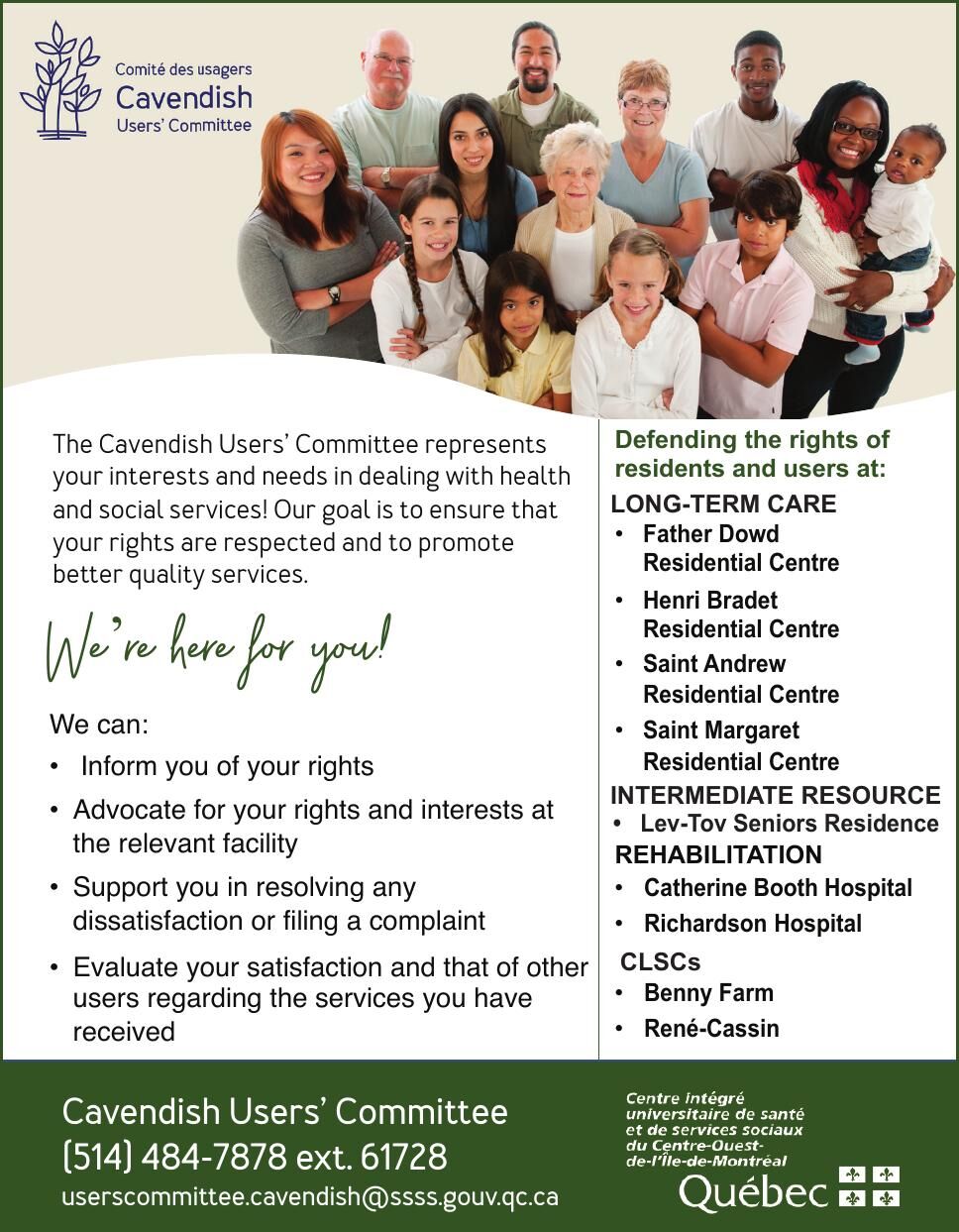 The Cavendish Users’ Committee | Health & Wellness | thesuburban.com