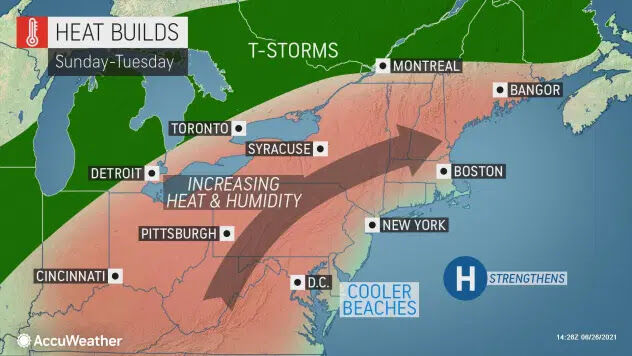 Heat Warning in effect for Montreal | Suburban Weather | thesuburban.com