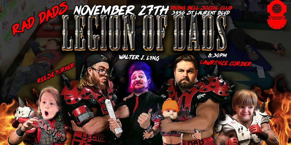 Rad Dads: Legion of Dads reunites paternal comedians Lyng, Corber and ...