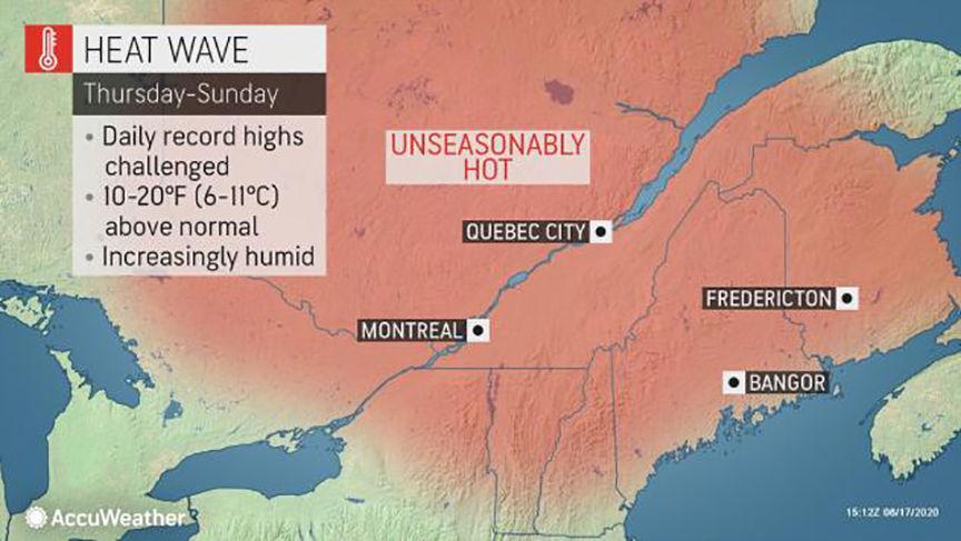 Montreal heatwave to persist into early next week | Suburban Weather ...