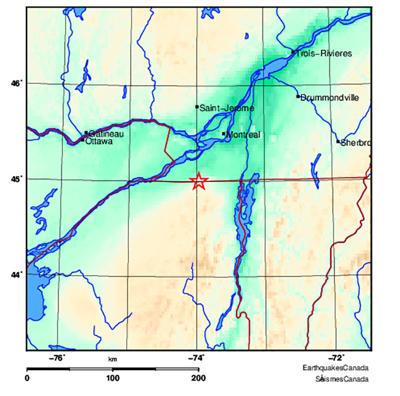 Earthquake rattles southern Quebec | Suburban Weather | thesuburban.com