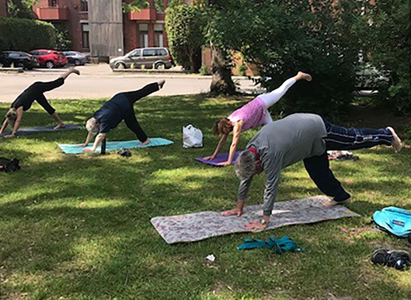 Free, gentle therapeutic yoga for the 50+ offered Tuesday evenings in ...