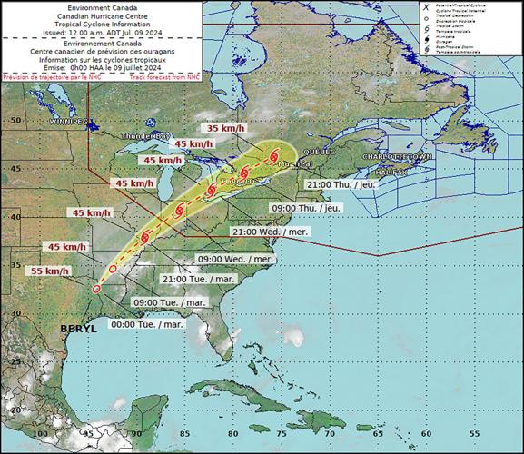 The remains of Hurricane Beryl produce flash flooding in the Montreal ...