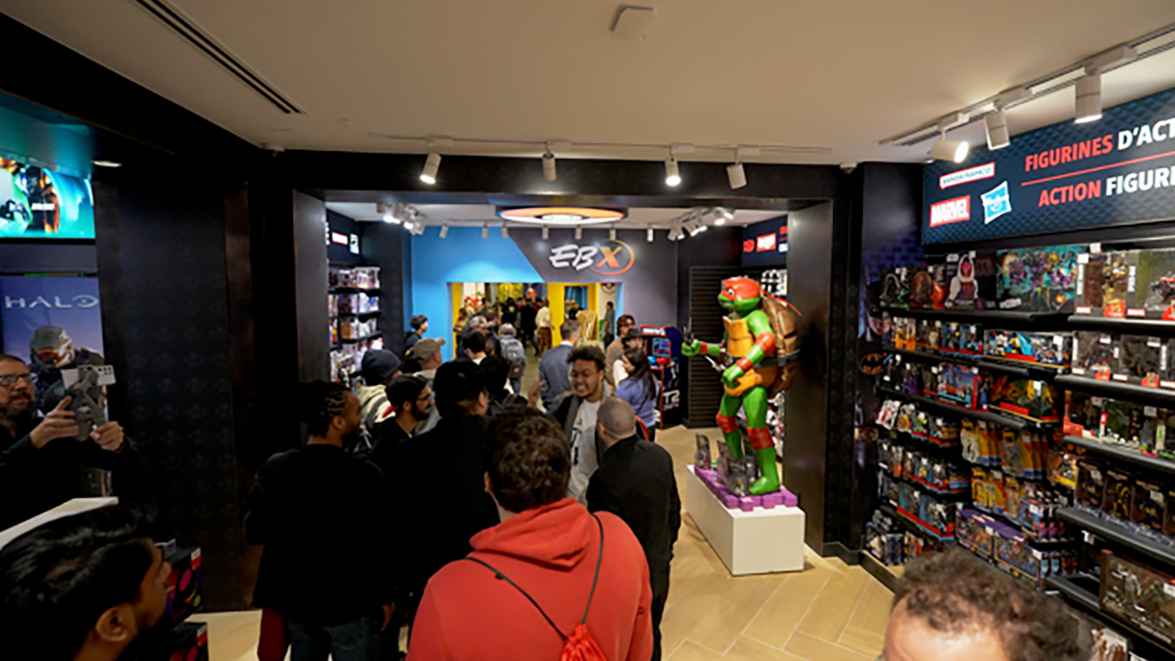 The largest EB Games in the world is now open at Les Cours Mont Royal ...