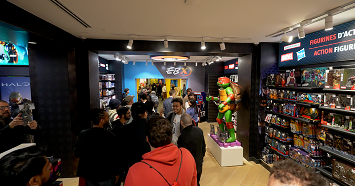 The largest EB Games in the world is now open at Les Cours Mont Royal ...
