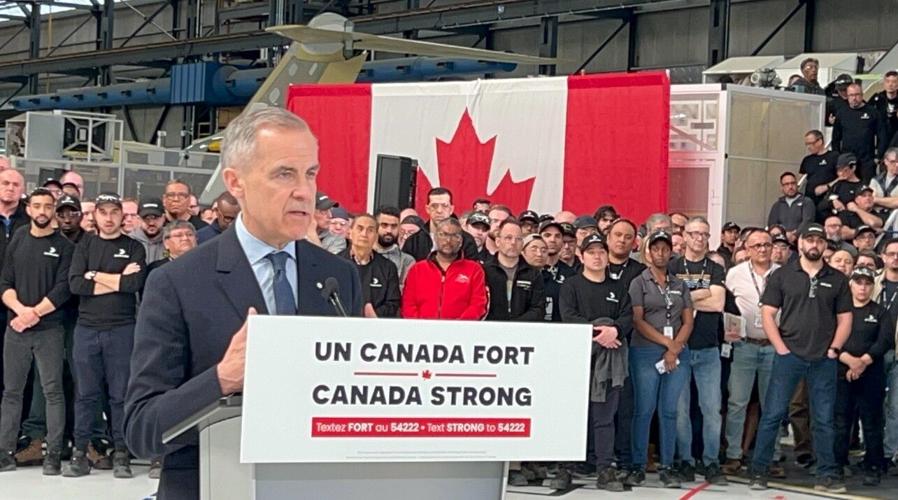 Carney outlines defense strategy at Bombardier facility | West Island ...