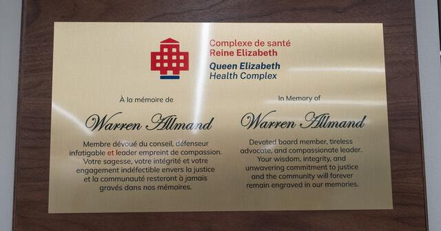 NDG’s Queen Elizabeth Health Complex honours Warren Allmand | City News ...