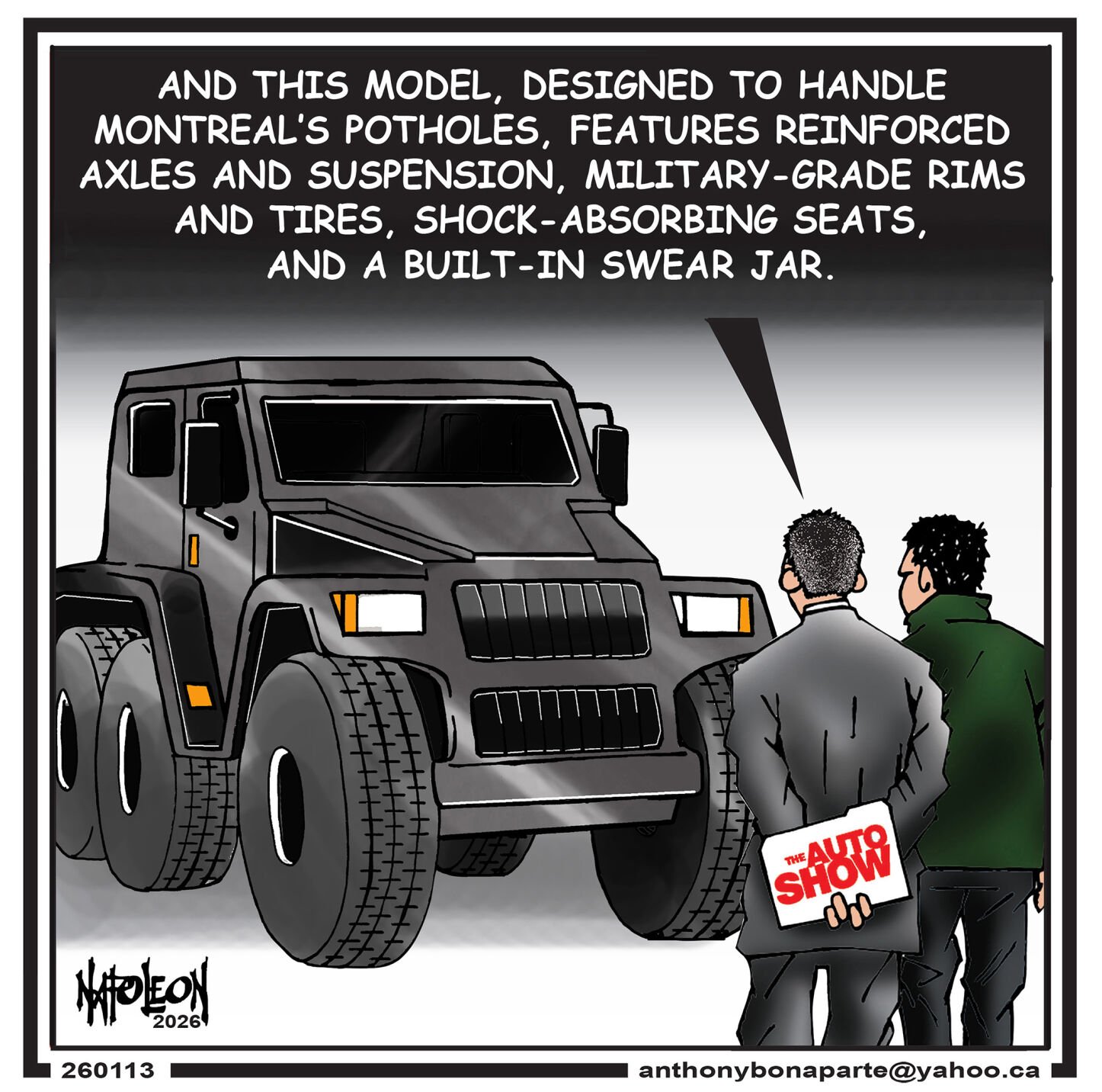 Napoleon’s Cartoon – Montreal Potholes | Editorial Cartoons ...