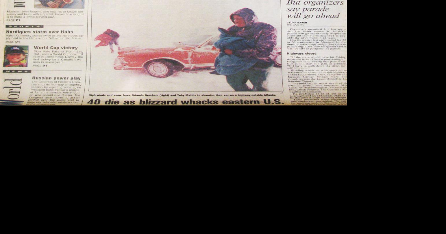 The 32nd Anniversary of the March 1993 Superstorm | Suburban Weather ...