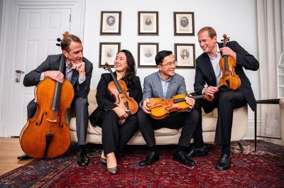 Entertainment: The New Orford Quartet with guest pianist Stéphane ...
