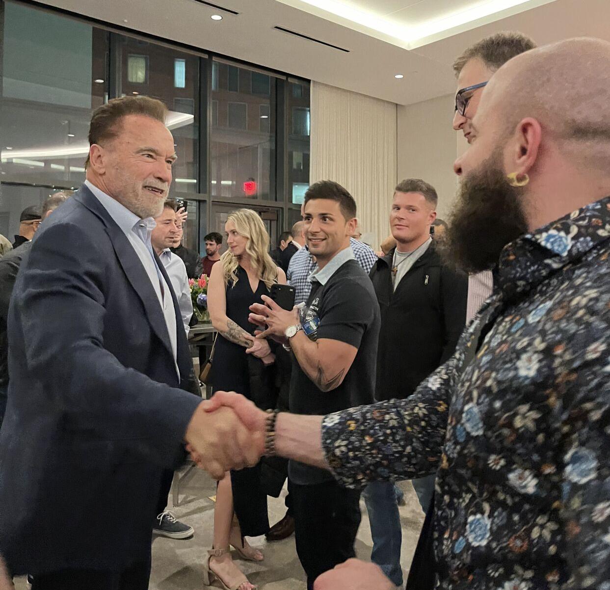 Dreams come true in unexpected ways: Local entrepreneur meets his idol ...