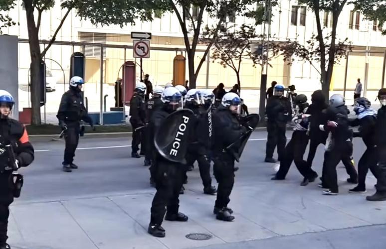 Police riot squad ends pro-Palestinian blockade | City News ...